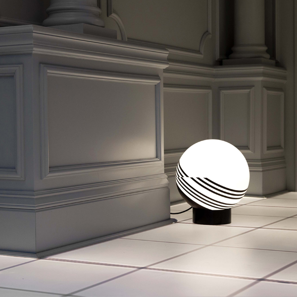 Black Optical Table Lamp (LED, Without dimmer) by Lee Broom ...