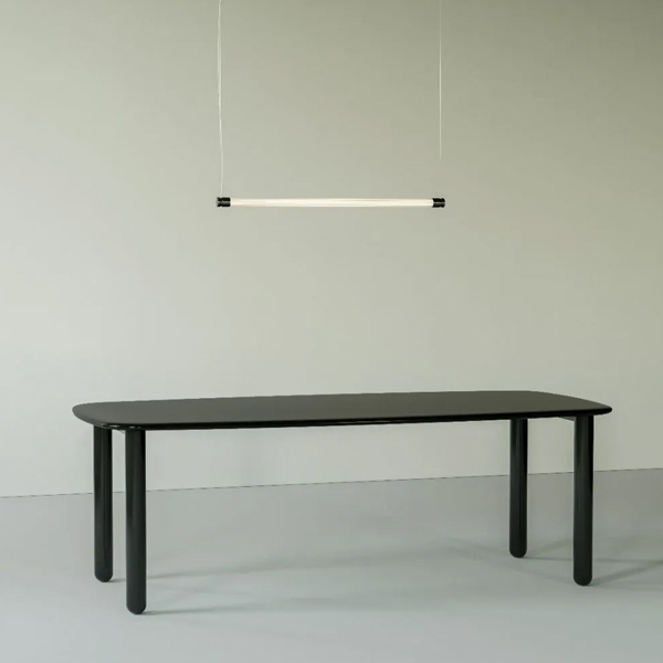Nickel Black OORT Horizontal Suspension Lamp - 98cm (LED, 1-10V/PUSH ...