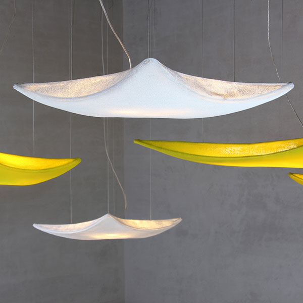 Grey Kite Large Suspension Lamp (LED, Phase Cut Dimming) by a-emotional ...