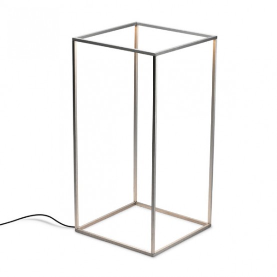 Anodized Aluminium Ipnos Outdoor Floor Lamp (LED, Non-Dimmable) by Flos ...