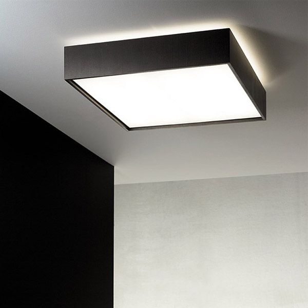 Oak Quadrat Ceiling Lamp - 60x60 cm (LED, Non-Dimmable) by B.Lux ...