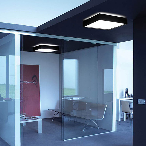 Oak Quadrat Ceiling Lamp - 60x60 cm (LED, Non-Dimmable) by B.Lux ...