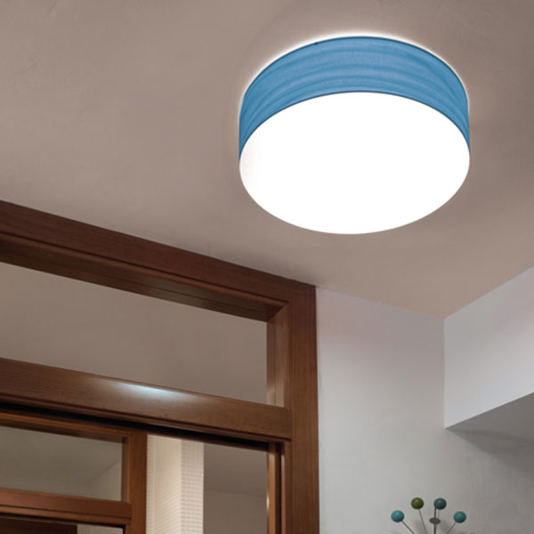 Ivory White Gea Small Ceiling Lamp (LED, Non-Dimmable) by LZF ...