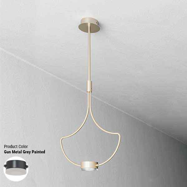 Gun Metal Grey Painted 1920 Suspension Lamp - 7388/1 (LED, Dimmable) by ...
