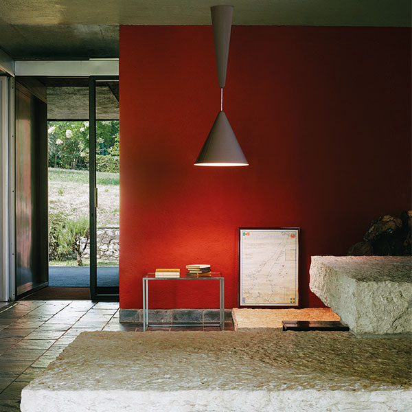 Cherry Red Diabolo Suspension Lamp (LED, Non-Dimmable) by Flos ...