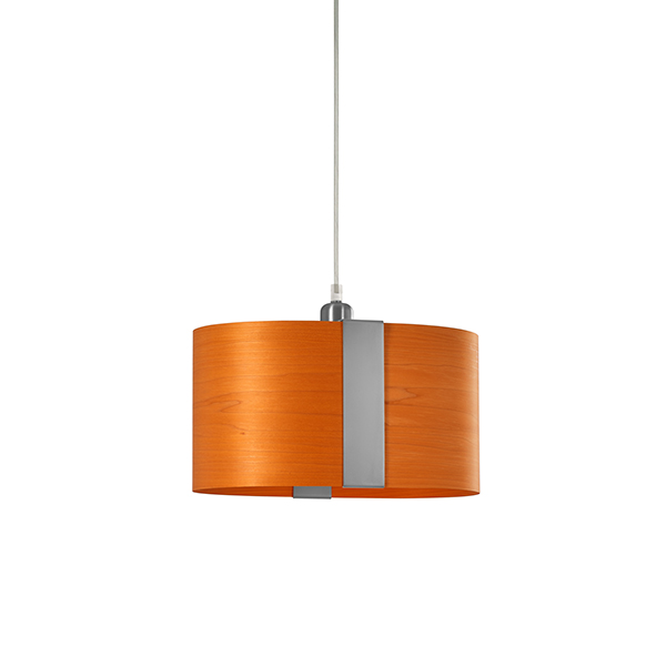 Orange Sushi Suspension Lamp - Matt Nickel (LED, Dimmable) by LZF ...