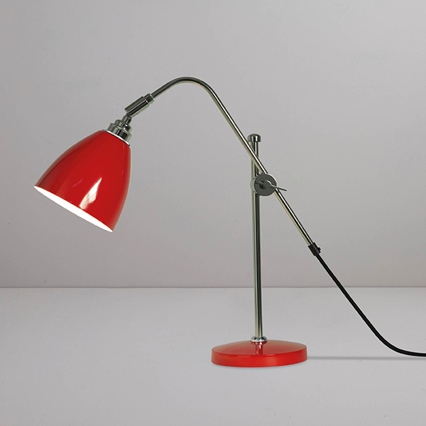 Red Task Small Table Lamp (Halogen, Non-Dimmable) by Original BTC ...