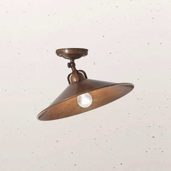 Antique Brass Poggio Ceiling Lamp (LED, Non-Dimmable) by IL Fanale ...