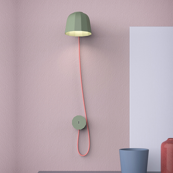 Green Novia W1 USB Wall Lamp (LED, Non-Dimmable) by Prandina ...