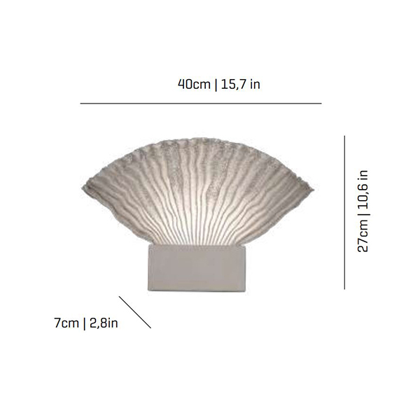 White Venus Wall Lamp (LED-PCB, Triac Dimmable) by a-emotional light ...