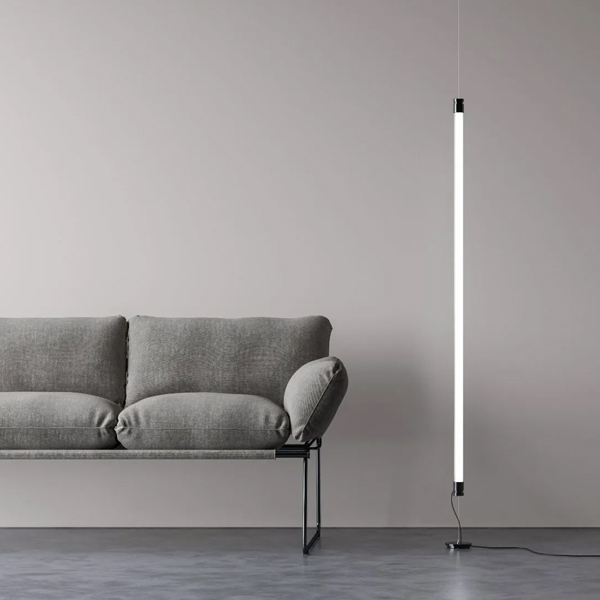 Black OORT Small Floor Lamp (LED, Dimmer Included) by FontanaArte ...