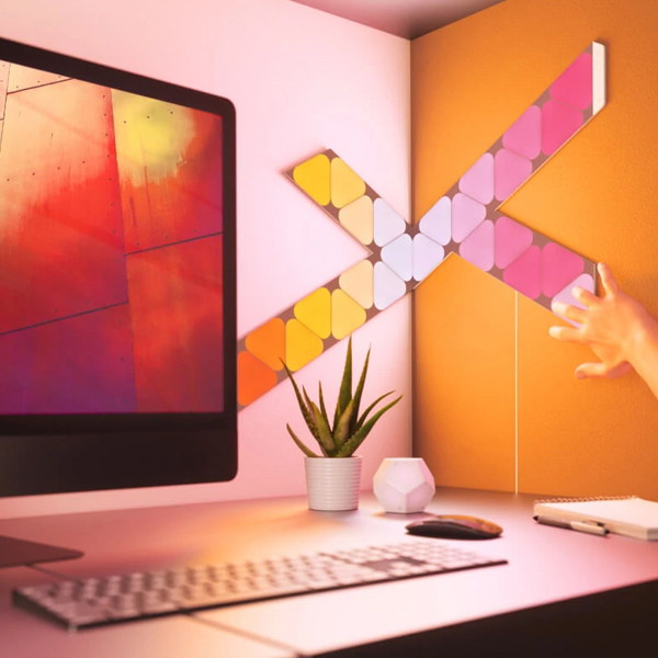 Buy Nanoleaf Shapes Mini Triangles Expansion Pack 10 Panels Online at ...