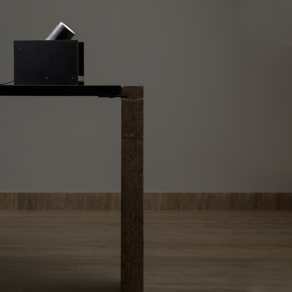 Black Plint Table Lamp (LED, Dimmable) by NEMO - lightandyou.com