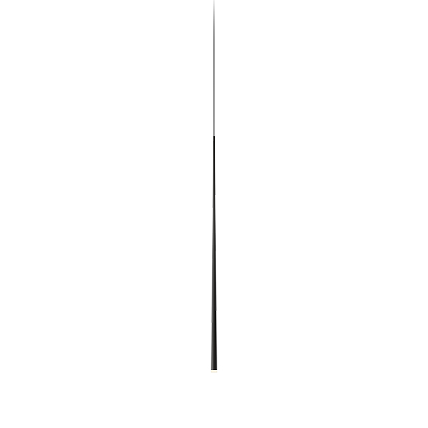 Black Slim 0925 Suspension Lamp (LED, 1-10V, Push Dimming) by Vibia ...