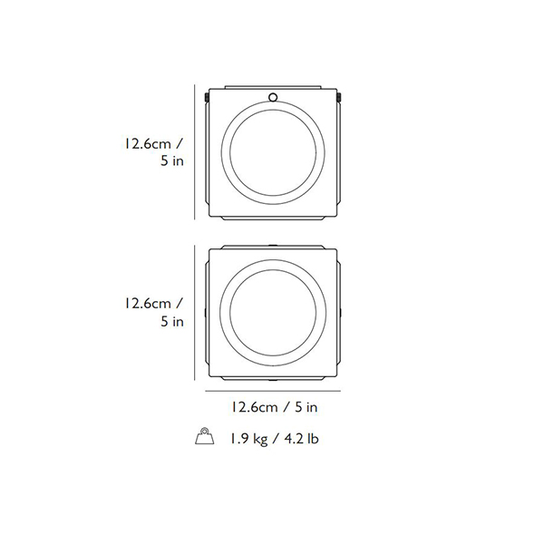 Gold With Frosted Glass Chant Wall Lamp (LED, Triac Dimmable) by Lee ...